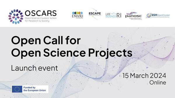 Open day for the launch of the OSCARS Open Call for Open Science Projects - CESSDA